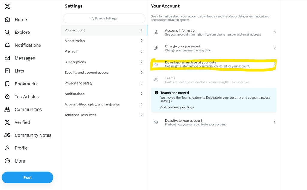 How to Delete all your Tweets from Twitter (X) as quickly as possible ...